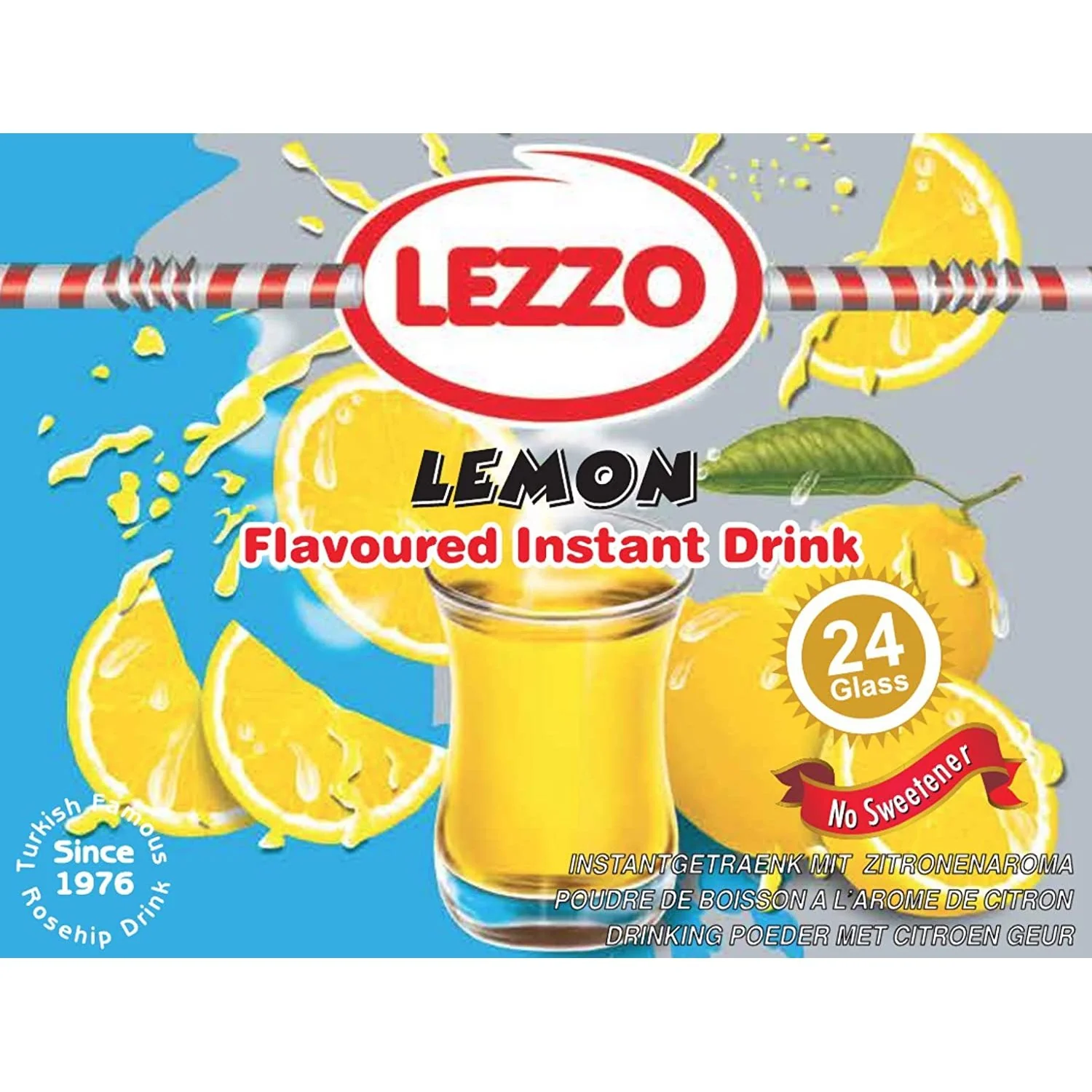 Lezzo Lemon Flavoured Instant Tea 600g | Seba Trade Ltd